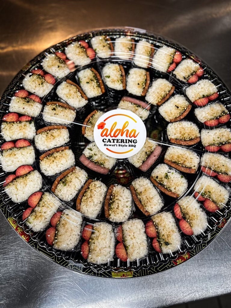 Spam Classic Musubi Platter | ALOHA Catering Services Inc.
