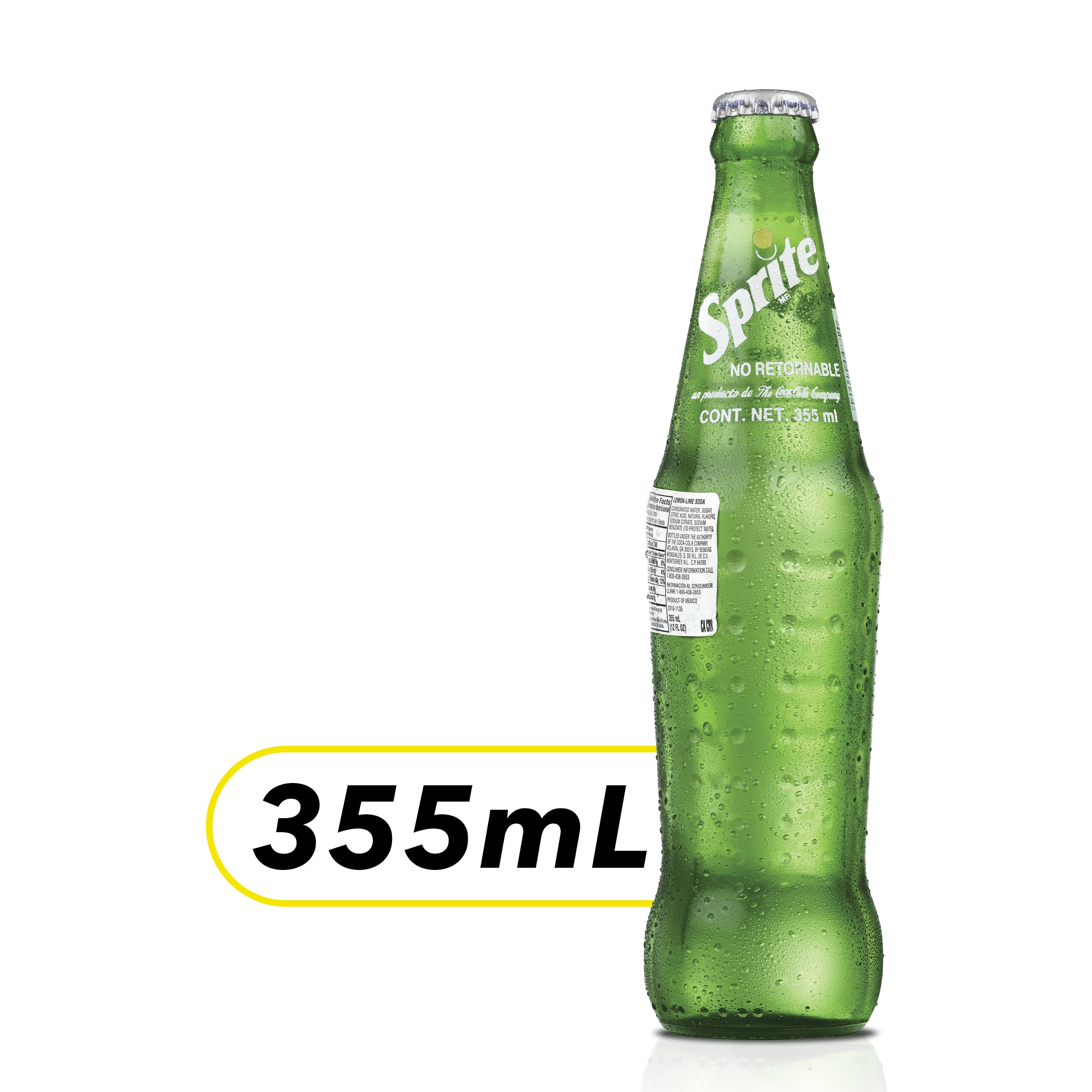 Sprite Glass Bottle 355 ml | ALOHA Catering Services Inc.